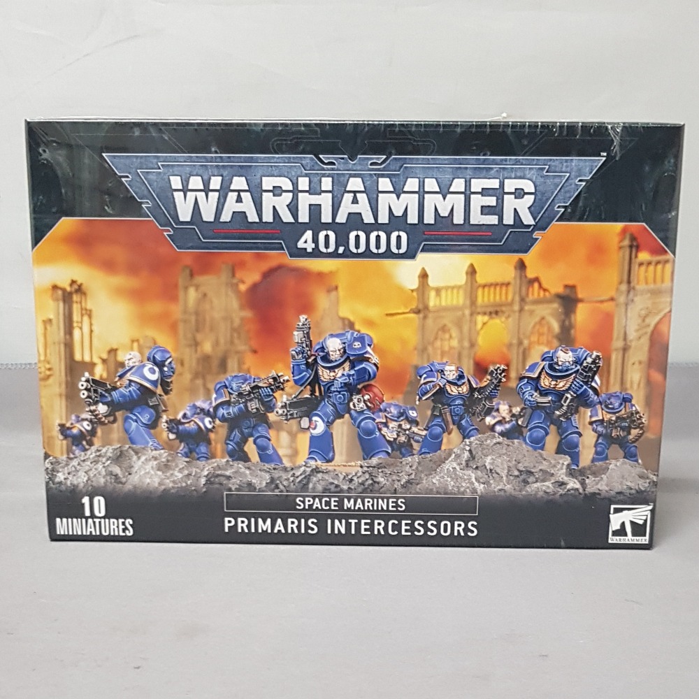 New Games workshop Space Marines Primaris Intercessors miniatures ...
